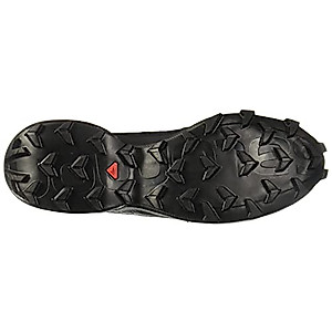 Salomon Speedcross 5 Trail Running Shoes for Men, Black/Black/Phantom, 9