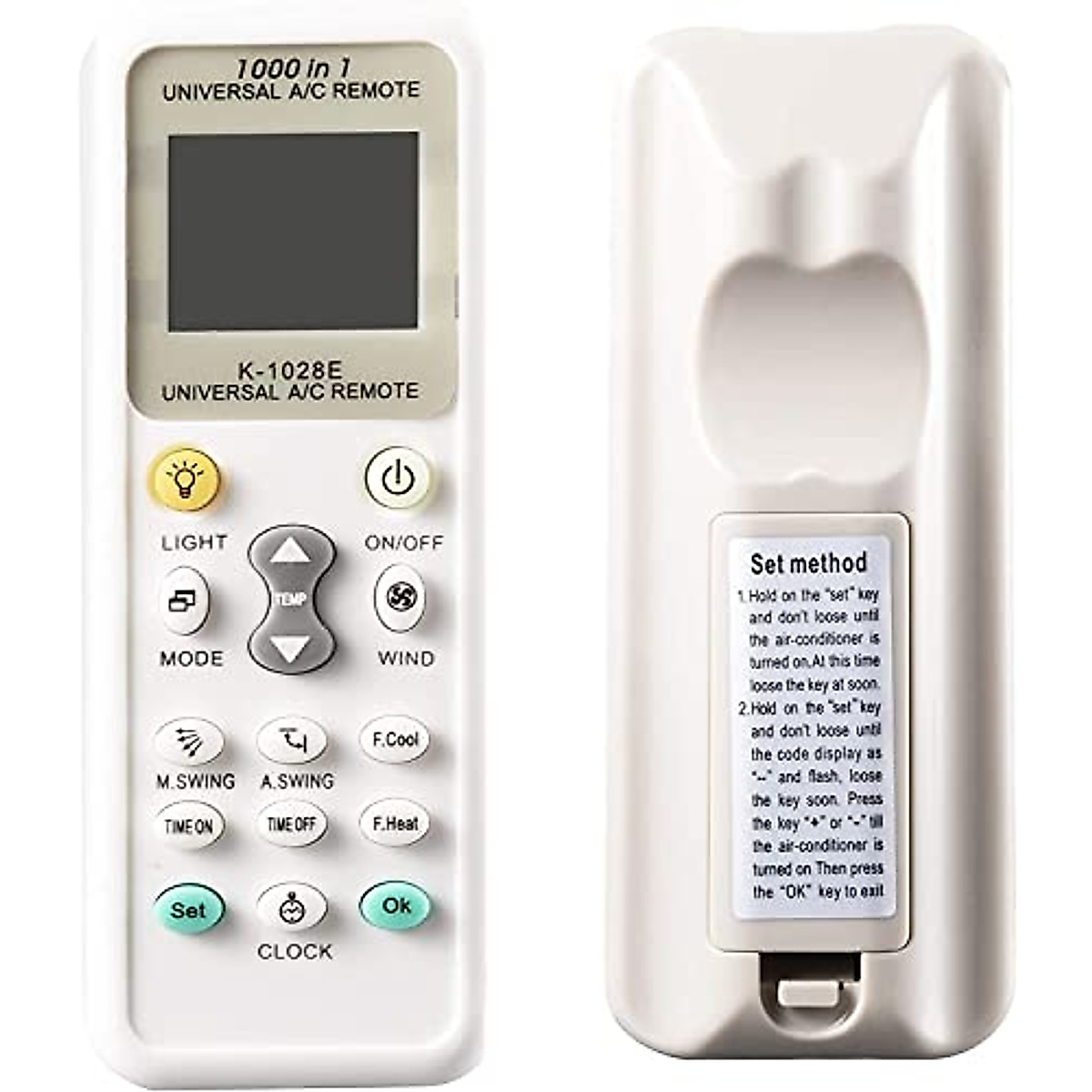Universal A/C Air Conditioner Remote Control for Samsung Panasonic LG Fujitsu Sharp Gree Guangda Guqiao Haier Helton Hemilton Hicon Hisense Hitachi
