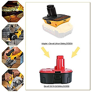 Replacement DCA1820 Battery Adapter Compatible with Dewalt 18V Tools (1 pack)