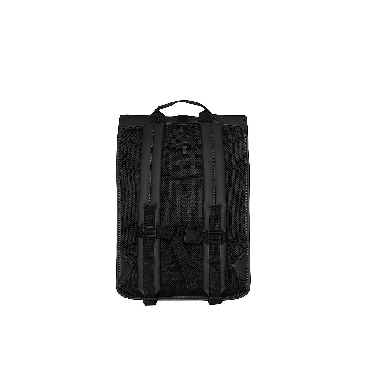 RAINS Rolltop Rucksack - Black