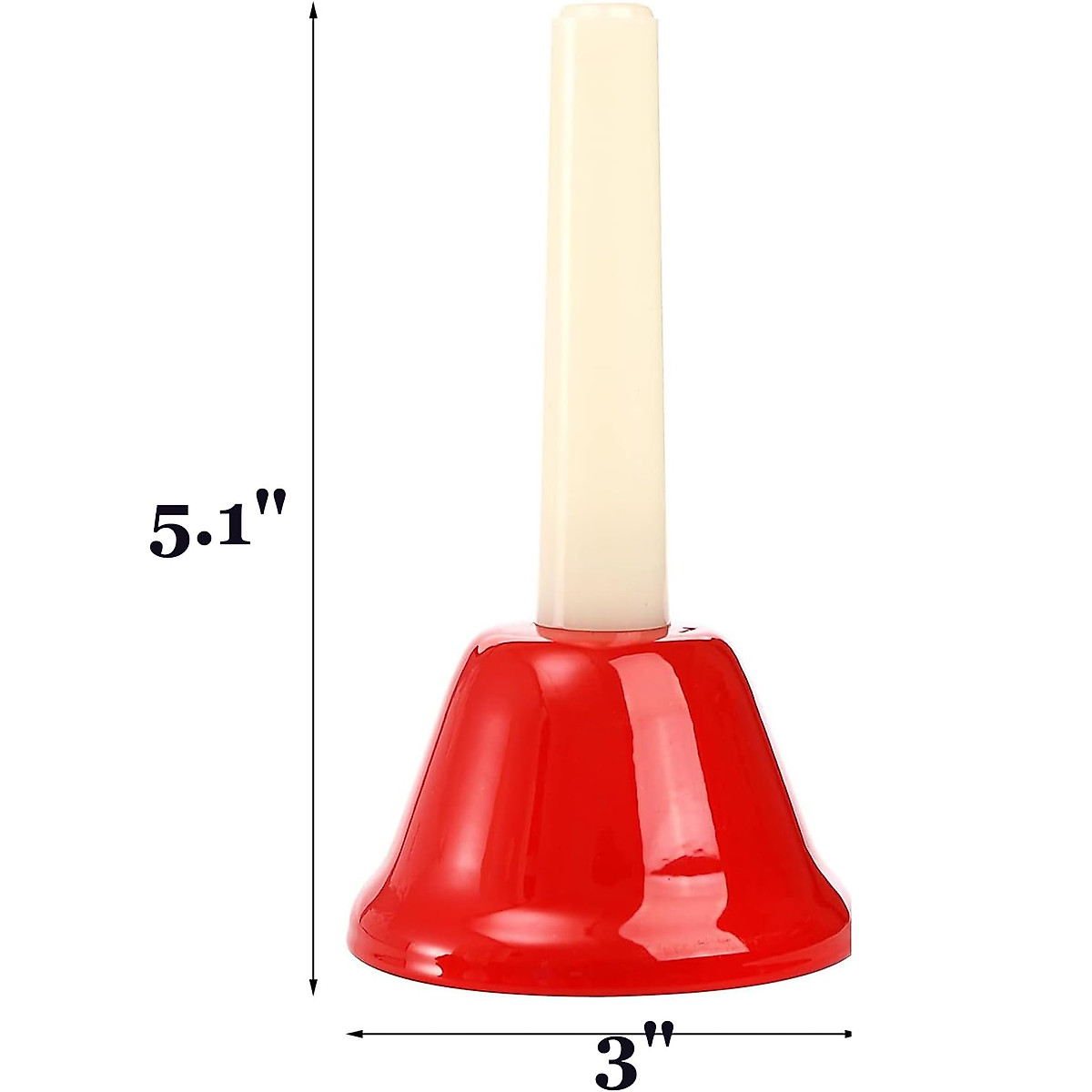 Tosnail 8 Note Metal Hand Bells Colorful Musical Percussion Musical Toy Instruments for Kids, Children