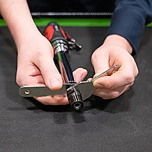 OEMTOOLS 24408 1/4 Inch Extended Air Die Grinder, Straight Die Grinder for Surface Prep, Extended Grinder with 5 Inch Reach for Tight Spaces, Surface Tool