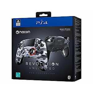 NACON Controller Esports Revolution Unlimited Pro V3 Playstation4 / PC - Wireless/Wired Camo Grey