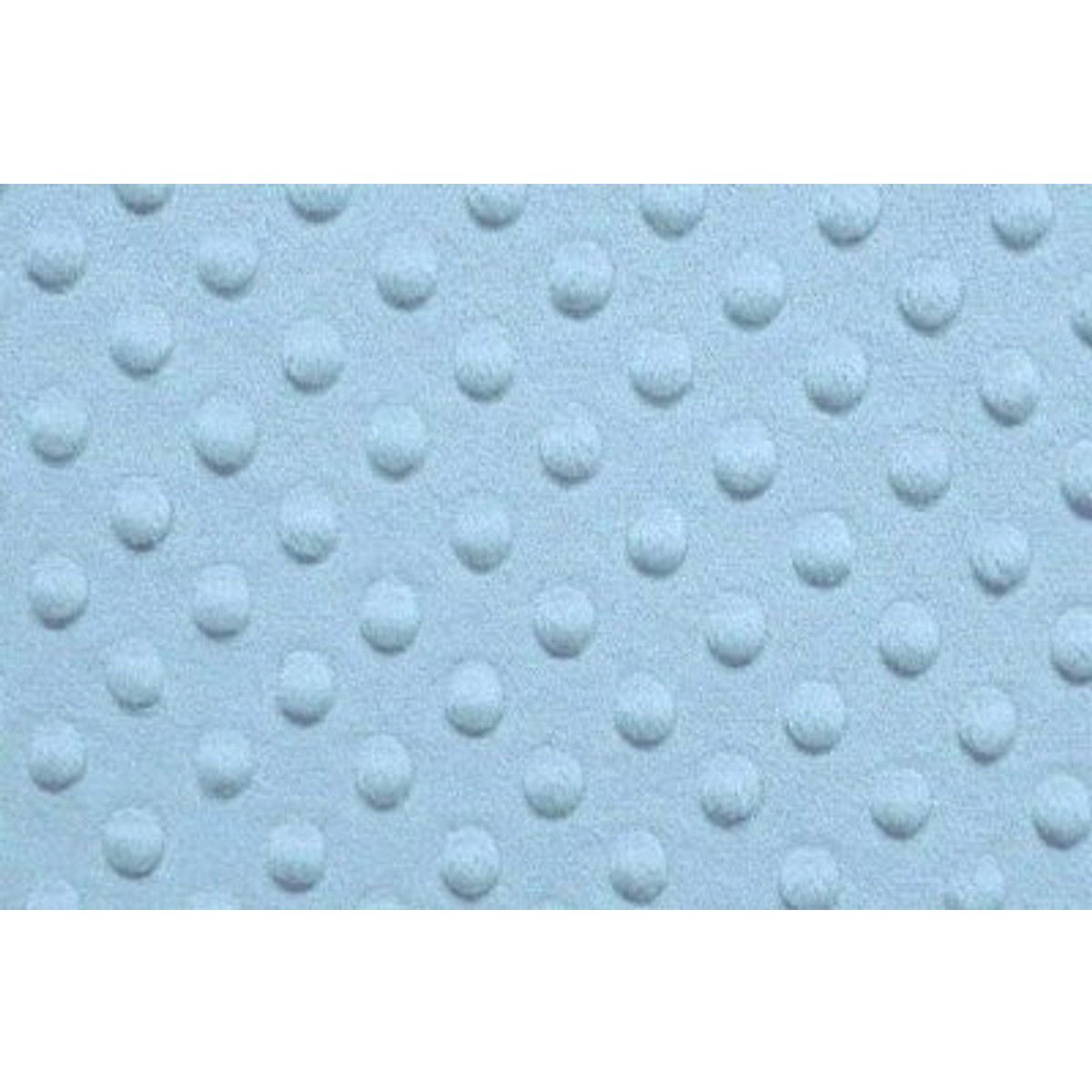 Minky Dimple Dot Fur Fabric, by The Yard (Light Blue)