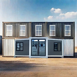 20 Ft Prefabricated Steel Container House Small House with Fully Equipped Kitchen Fully Assembled