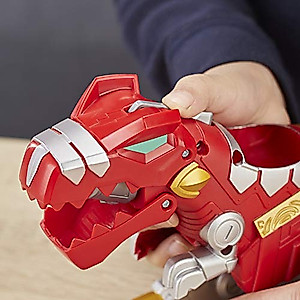 Playskool Heroes Power Rangers Red Ranger & T-Rex Zord 2 Pack, 3" Action Figure & Zord Set, Collectible Toys for Kids Ages 3 & Up