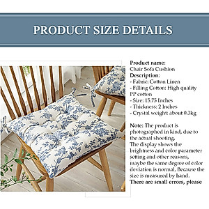 Kitchen Chair Cushions,Set of 4,Dining Chair Cushions,4pcs,Chair Cushions,Dining Room Chair Cushions for Office Room Decor,Sofa,Kitchen (Wine Grape)