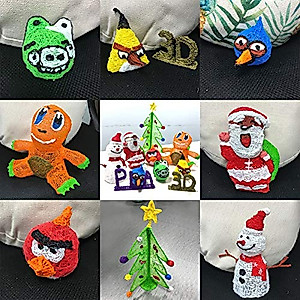 Salpplea 3D Pen/3D Printer Filament,3D Pen PLA Filament Refills，1.75mm PLA Filament Pack of 20 Colors,High-Precision Diameter Filament, Each Color 16 Feet, Total 320 Feet Lengths