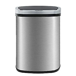 New 13-Gallon Touch Free Sensor Automatic Touchless Trash Can Kitchen