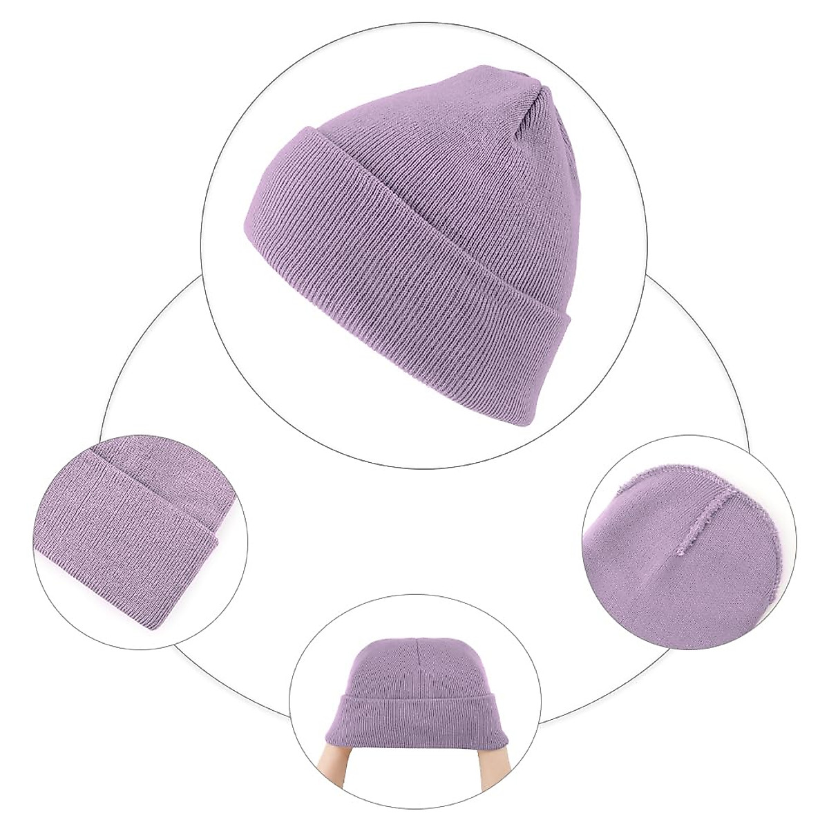 Purple Beanie,Cool Beanies,Stocking Hats for Women,Winter Cap for Women,Hiking Gear and Accessories,Under Armour Beanie,Mens Knit Hat,Sailing Gifts,Cool Hiking Gifts,Knit Caps for Men,Silk Beanie