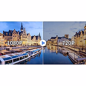 Thick Home Projector Video Movie Beamer System Wireless Full Hd 1080P Native Resolution Home Theater Projector