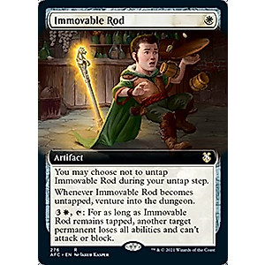 Magic: the Gathering - Immovable Rod (276) - Extended Art - Forgotten Realms Commander