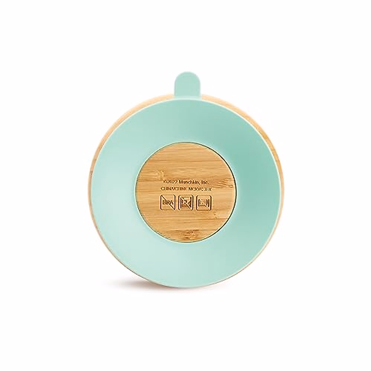 Munchkin® Bambou™ Suction Bowl and Silicone Spoon for Babies and Toddlers, Non-Toxic Bamboo