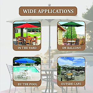 Beach Umbrella Holder for Patio Tables - Strong Locking System to Secure any Outdoor Sun & Wind Beach Umbrella - Won't Blow Away - Use for 1.5 inch Diameter Umbrella Shaft