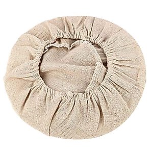 D-GROEE Pastry Proofing Basket Liner Bread Making Basket Cloth Liner Baking Supplies Food Grade for Home 17cm