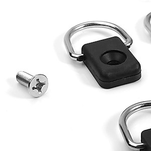 Kayak D Ring,10pcs Screw Kit Canoe Boat Fishing Rigging Sailing Camping Hardware Accessories Safety Deck Loop Mounting Tie Down Kit