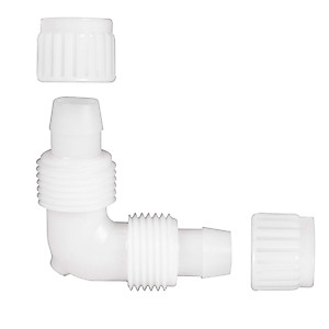RecPro RV Plumbing Hardware | 06800 | 1/2" Compression Elbow | 90-Degree Fitting | Pex Pipe/Tubing Fittings (1 Fitting)