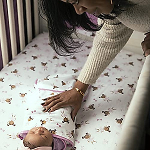 Little Muffincakes Baby Swaddle 100% Cotton, Ballerina Theme (Zhara) for Newborn - 3 Months