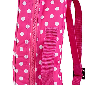 Doll Storage Carrying Case - (Pink Polka Dot) for Any 18" Doll - Organizer Storage Traveling Accessories Case w Clear Window, Zipper, and Carrying Strap, Great Birthday for Kids Girls