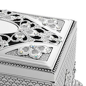 THINGS REMEMBERED Personalized Engraved Anastasia Clover Musical Keepsake Box (Free Customization)