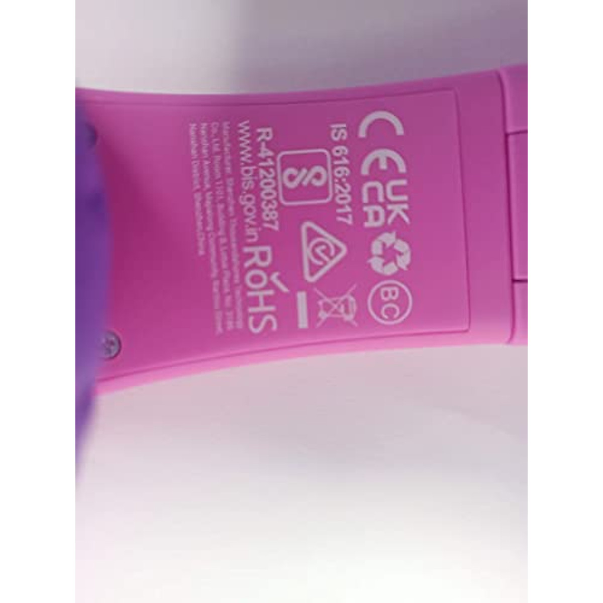 iClever Cat Ear Kids Bluetooth Headphones, LED Lights Up, 74/85/94dB Volume Limited, 50H Playtime,Bluetooth 5.2, USB C,Kids Headphones Wireless Over Ear for Travel iPad Tablet, Meow Macaron-Hot Pink