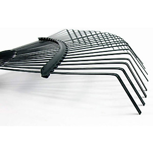 SGerste 22 Teeth Heavy Duty Steel Metal Rake Head Lawn Leaves Garden - Garden Tools