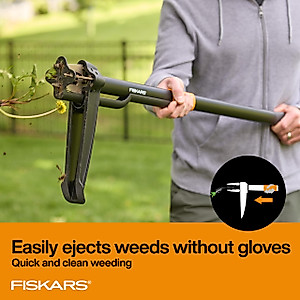 Fiskars 339950-1002 4-Claw Weeder, 39 Inch