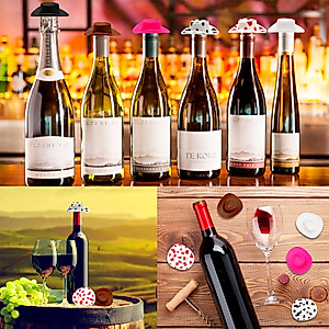 Gaprumi 50 Pcs Mini Plastic Cowboy Hat Western Style Tiny Cowboy Hat for DIY Crafts Bottle Decoration Party Supplies (Pink,White,Black,Brown,Cow)