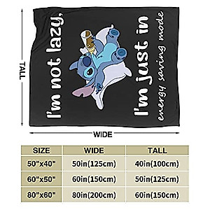 Cartoon Blanket Ultra-Soft Micro Fleece Blanket for Couch Bed Warm Plush Throw Blanket Suitable for All Season50 X40