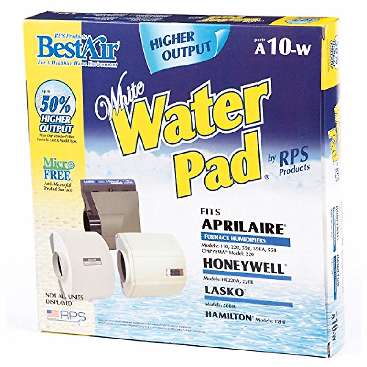 BestAir A10-W Replacement Water Pad For Specific Aprilaire, Honeywell, Lasko and Hamilton Humidifiers