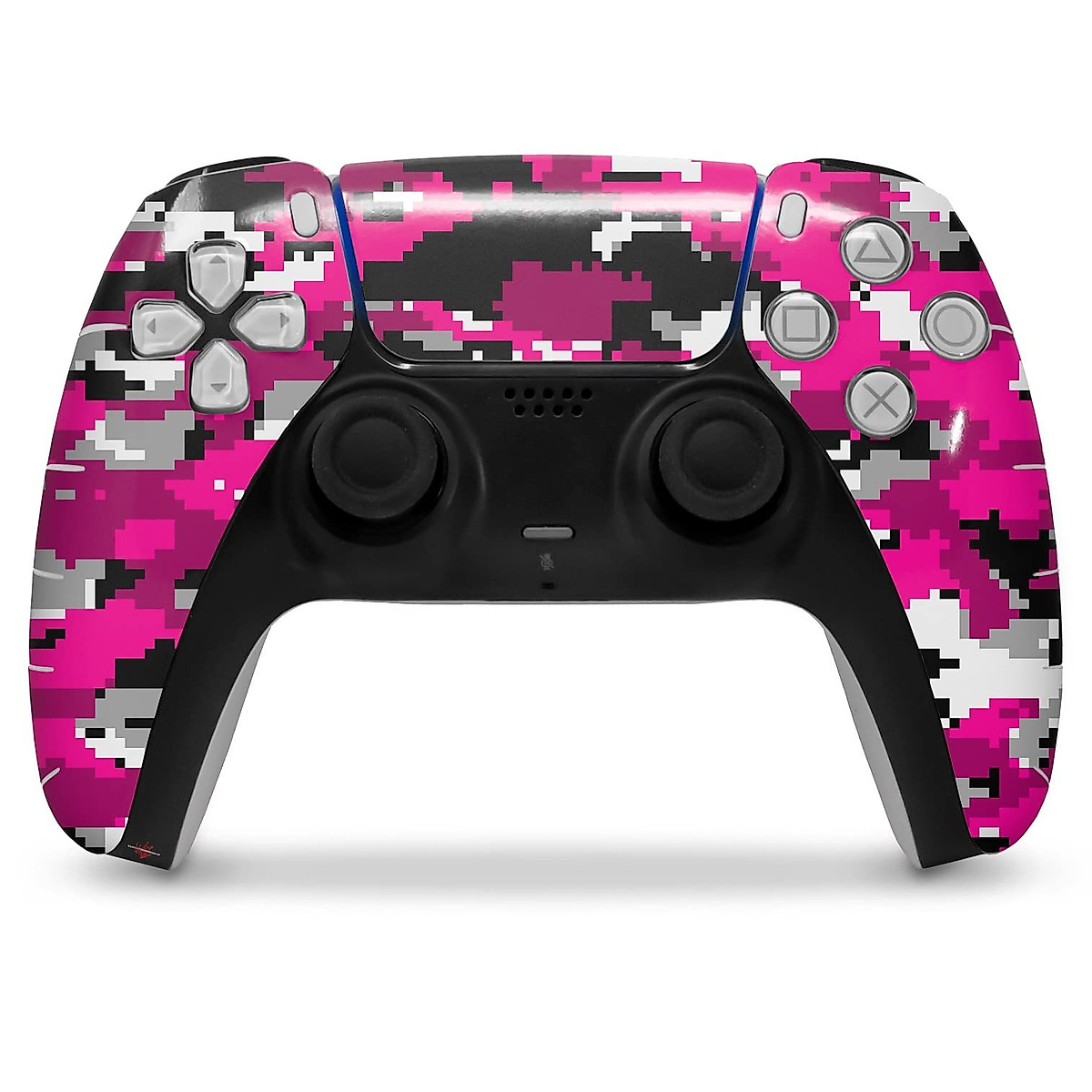 WraptorSkinz Skin Wrap compatible with Sony PS5 DualSense Controller WraptorCamo Digital Camo Hot Pink (CONTROLLER NOT INCLUDED)