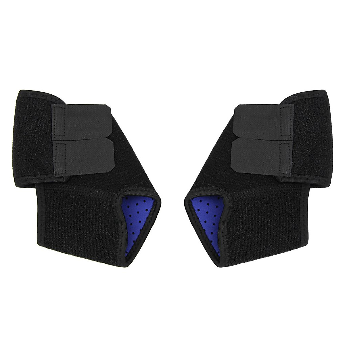 Kids Adjustable Compression Ankle Support Outdoor Sports Breathable Running Cycling Skating Dance Ankle Brace Protector Guard, 1 Pair, Black