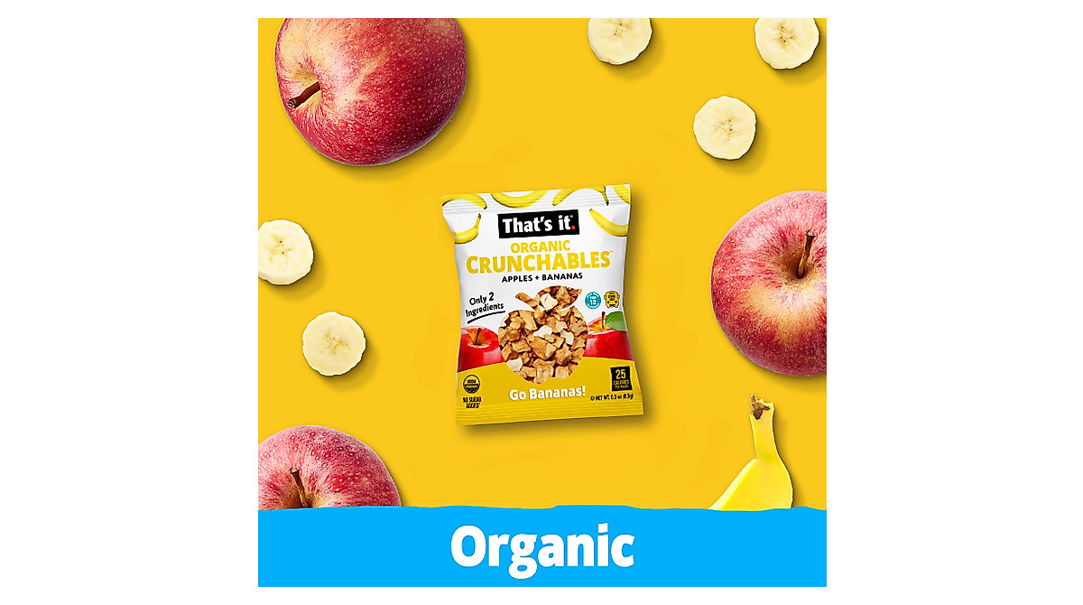 Crunchables Organic Fruit Snacks for Healthy Kids