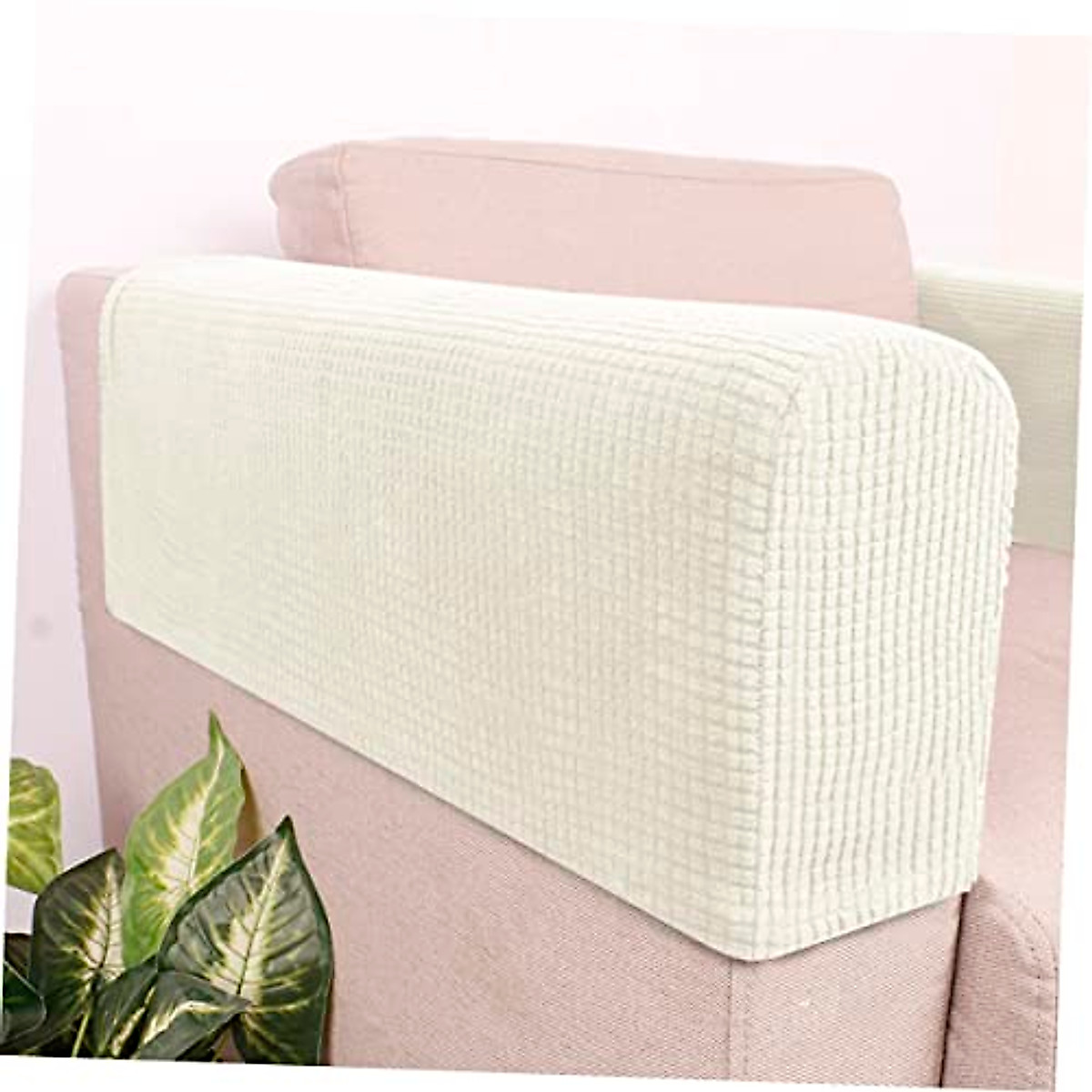 VILLCASE 2pcs green accessories electric recliner chair arm rest pads for office chairs Spandex Arm Covers furniture covers chairs armrest covers arm guard Elastic sleeve arm cuff pet set