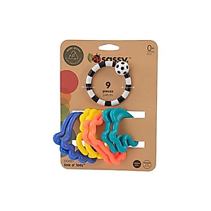 Sassy Eco Ocean Link O’ Lots | Made Green with Plant-Based Plastic | 0+ Months