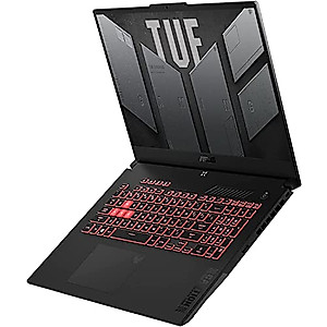 ASUS TUF Gaming A17 Gaming & Entertainment Laptop (AMD Ryzen 7 7735HS 8-Core, 32GB DDR5 4800MHz RAM, 1TB PCIe SSD, GeForce RTX 4050, 17.3" 144Hz Full HD (1920x1080), Win 11 Home) with USB-C Dock