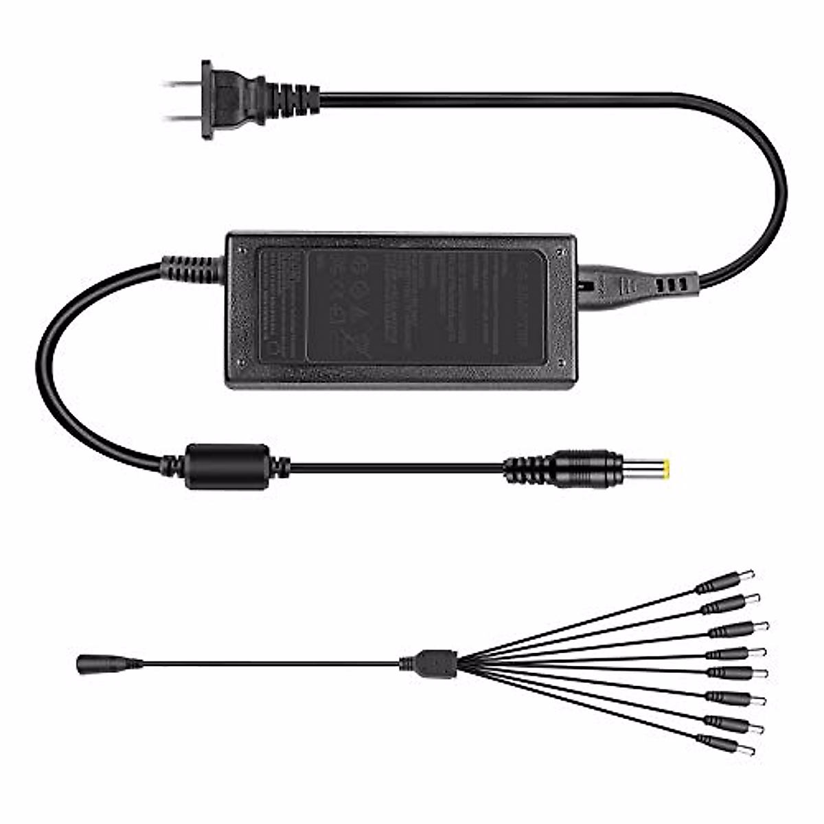 ARyee 12V 5A AC Adapter Charger Power Supply for Security Camera CCTV DVR Surveillance System