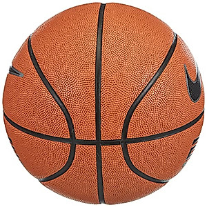 Nike Unisex - Elite All- Court Basketball, Amber Metallic Silver/Black, 7, Amber Black Metallic Silver Black