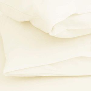 4-Piece BedSheets Set-800 Thread Count-100% Cotton Bedding Set for Full Size Bed-Long Staple Cotton Soft Sateen Weave, Fits Upto 18'' Deep Pockets Fitted Sheet-Cream