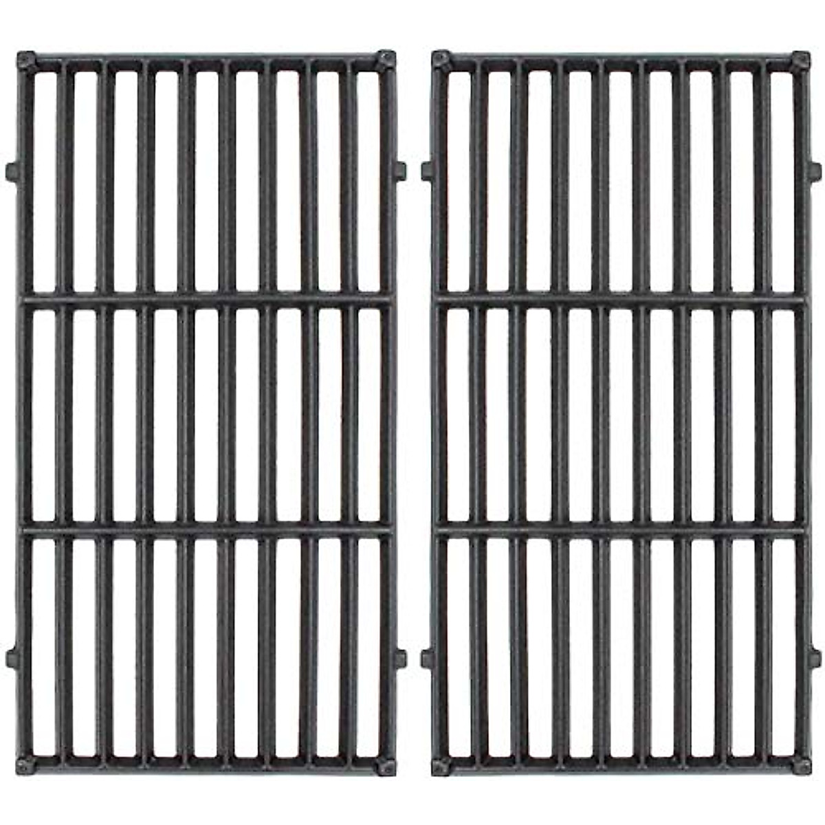 MONIBAQ Grill Grates Replacement for Weber Spirit 310, Grill Replace Parts for Spirit II 310 Series, Cast Iron Cooking Grid Replace for Weber Spirit E-310 S-310 Genesis 1000 Genesis Gold Silver