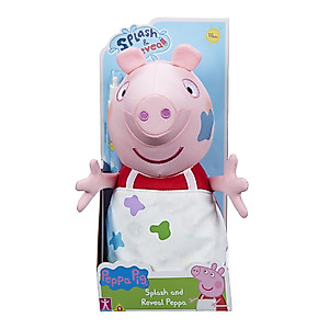 Peppa Pig Splash & Reveal Peppa, Preschool Soft Toy, Creative Play, Gift for 2-5 Year Old