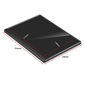Serchou Narrow-Edge Portable Display Type-C/HDMI Interface External Expansion Screen, 10.5-inch 1080P HD Display