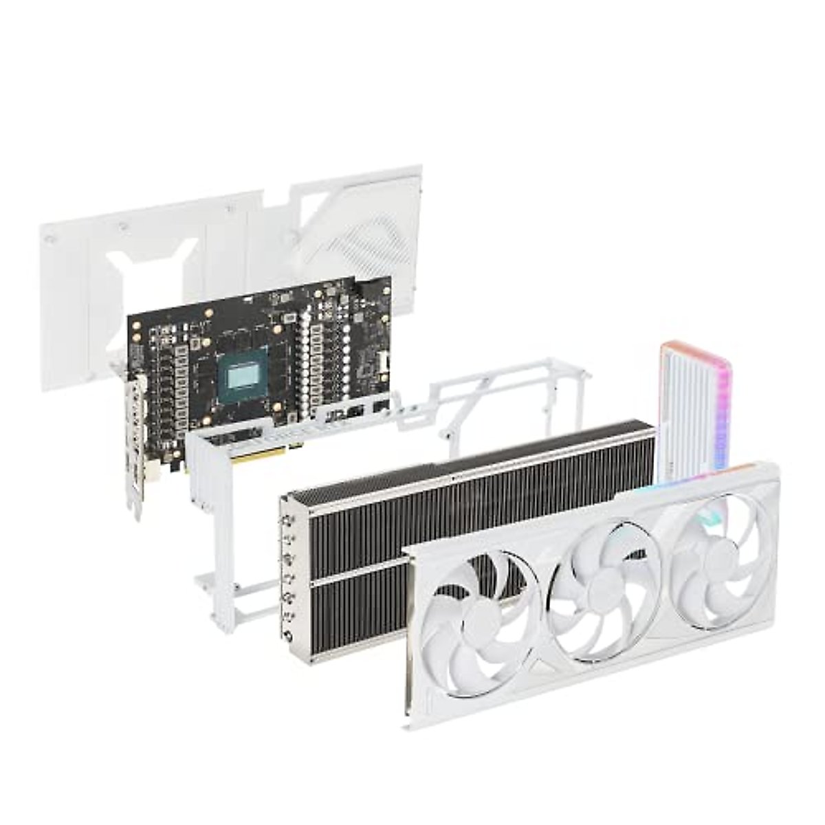 ASUS ROG Strix GeForce RTX™ 4080 White OC Edition Gaming Graphics Card (PCIe 4.0, 16GB GDDR6X, HDMI 2.1a, DisplayPort 1.4a)