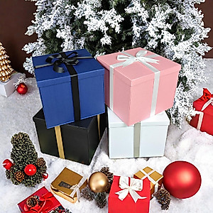 YINUOYOUJIA Large Gift Box 12x12x10 Inches,White Gift Boxes for presents,Birthday Gift Box,Present box Gift Box Packaging for Valentine's Day,Mother's Day,Christmas,Anniversaries…