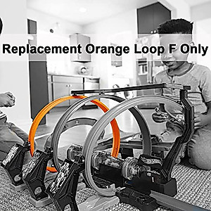 Replacement Parts for Hot Wheels Corkscrew Crash Track Set - FTB65 ~ Die-cast Car Racking Set ~ Replacement Orange Loop F