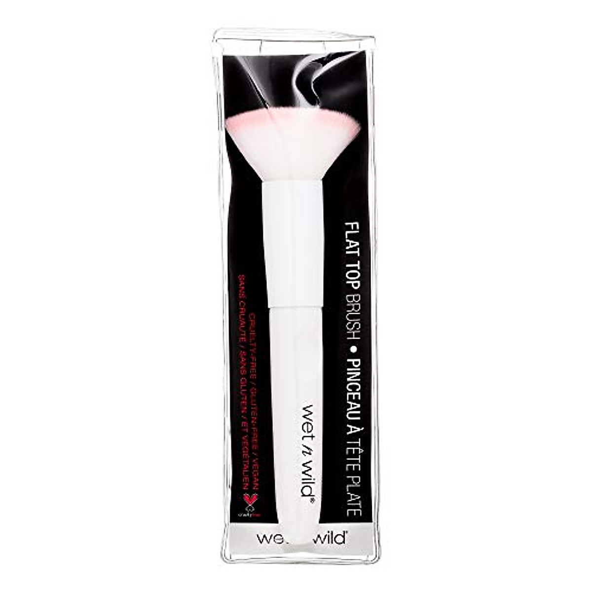 wet n wild Makeup Brush| Flat Top Kabuki Brush| For Liquid & Mineral Foundation| Blending & Buffing| Ergonomic Handle