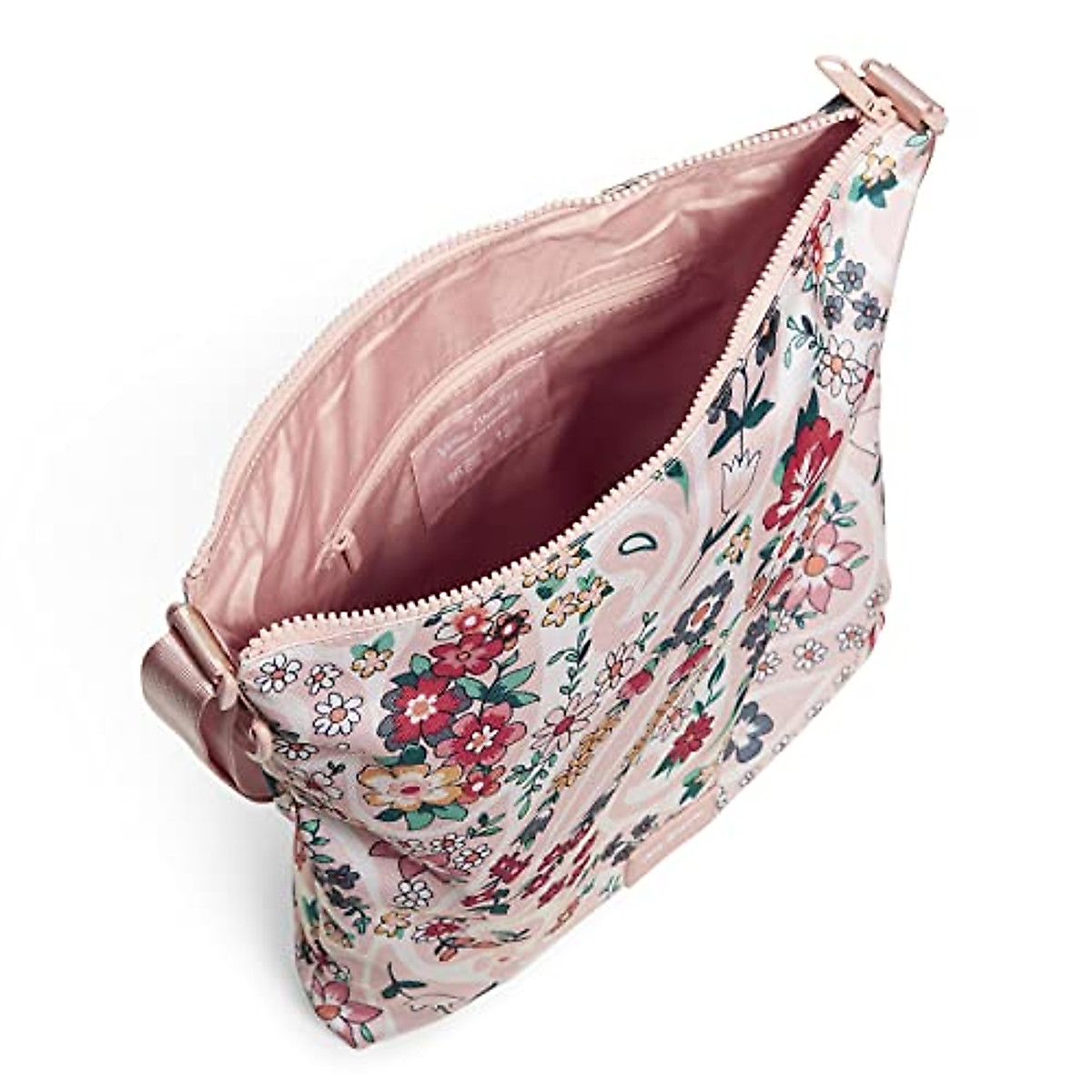 Vera Bradley Women's Recycled Lighten Up Reactive Hipster Crossbody Purse, Prairie Paisley, One Size