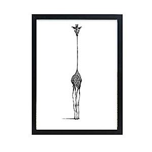 Leoyoubei Poster Frame A3 -Actual Fits 11 3/4x16 1/2 inch Photo,Print,Poster,portrait or artwork Frame 3/4 Inch Wide,hanging Picture Frame (black)