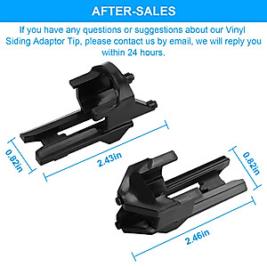 Vinyl Siding Adaptor Tip and Vinyl Trim Adaptor Tip for Dewalt Roofing Nailer Cordless 20v DCN45RNB, DCN45RND1, DCN45RN, Vinyl Siding Trim Adaptor Tip kit