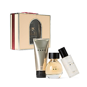 Victoria's Secret Bare 3 Piece Luxe Fragrance Gift Set: 1.7 oz. Eau de Parfum, Travel Lotion & Shimmer Mist